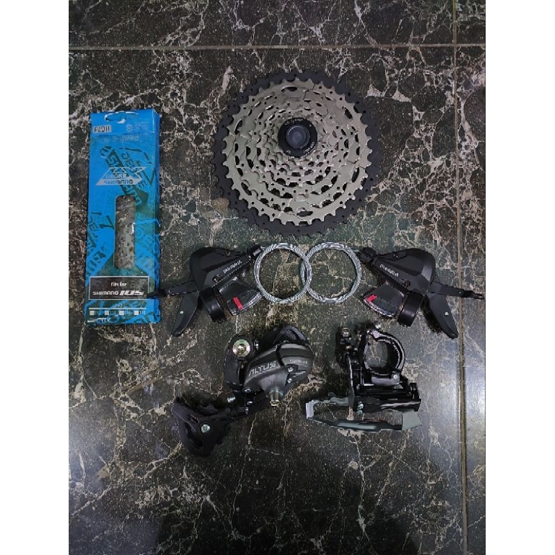 Jual Groupset Shimano 3 X 8 Speed Altus M370 M310 Acera M3000 Original ...
