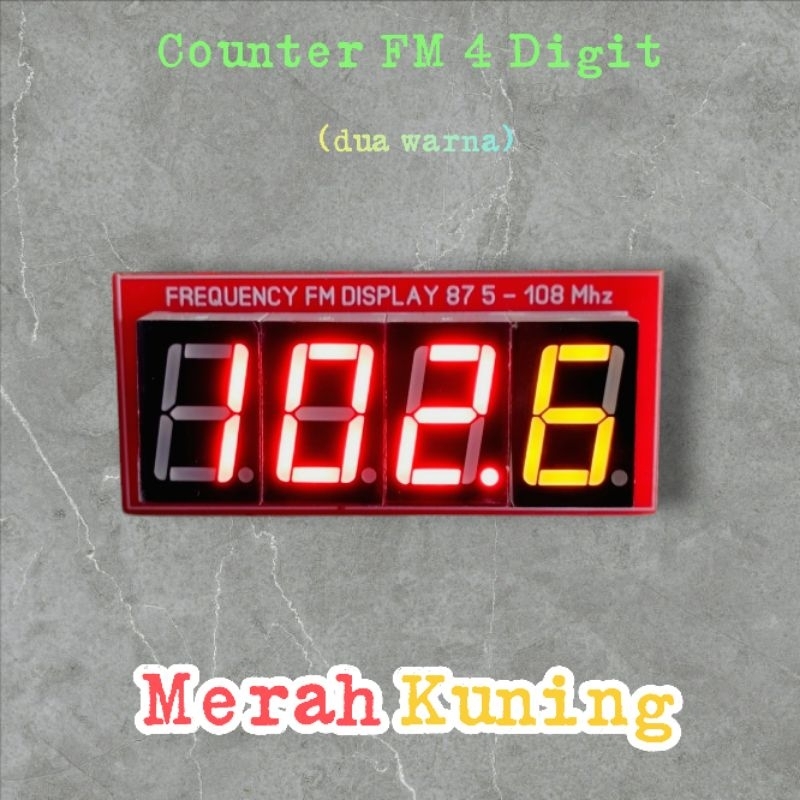 Jual Counter FM 4 Digit (Two Color) | Shopee Indonesia