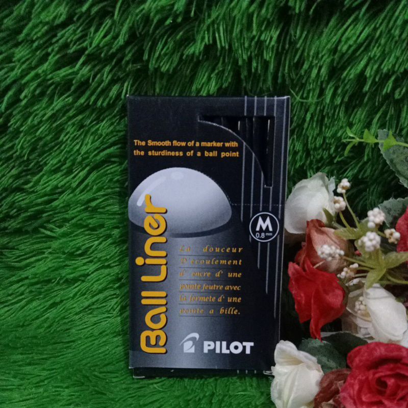 Jual ballpoint pilot balliner hitam lusinan murah | Shopee Indonesia