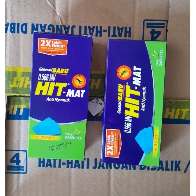 Jual Hit mat refill green tea 18+9s (isi 1 box) | Shopee Indonesia