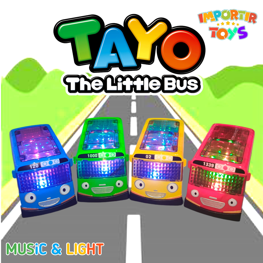 Jual MOBIL tayo minibus electric bisa menyala LAMPU DAN MUSIK The Little Bus | Shopee Indonesia
