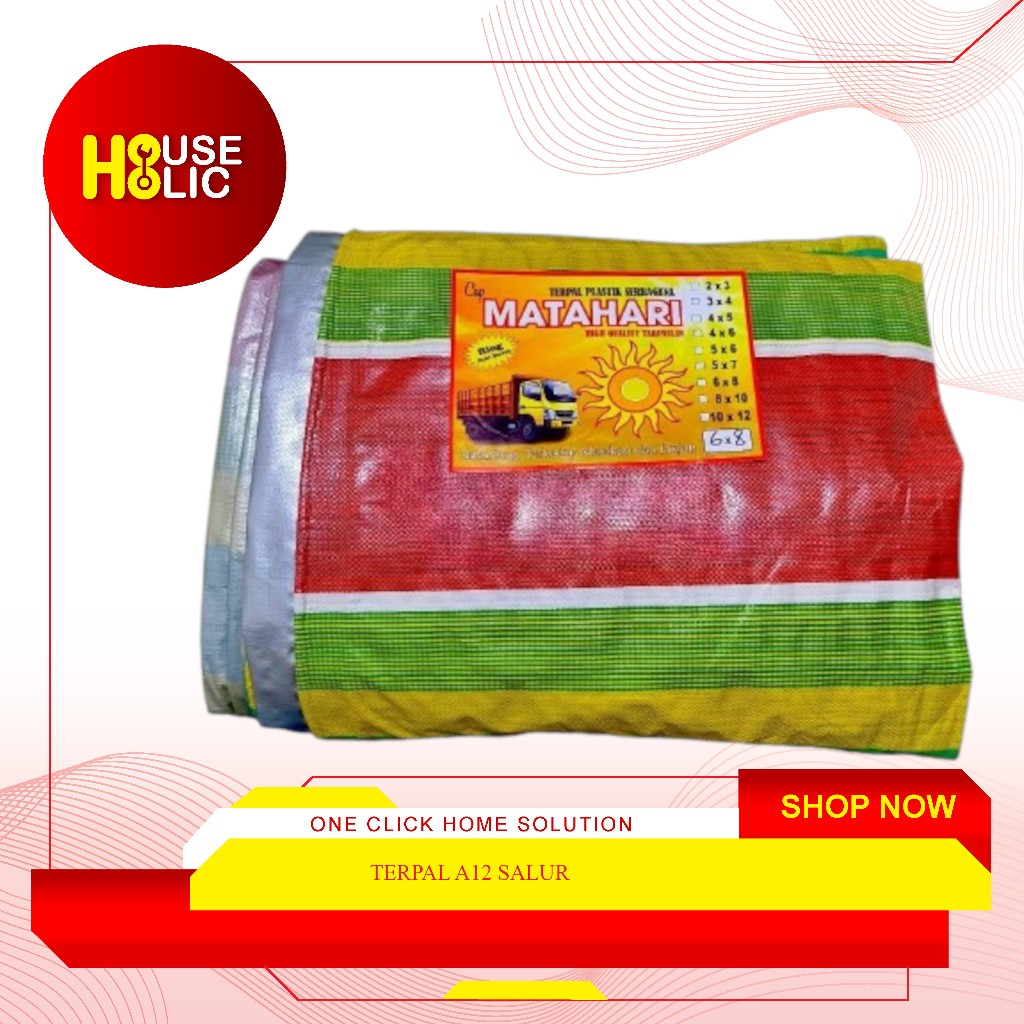 Jual Terpal Tenda Plastik Tipe A12 6 x 8 / Terpal Plastik Warna-warni ...