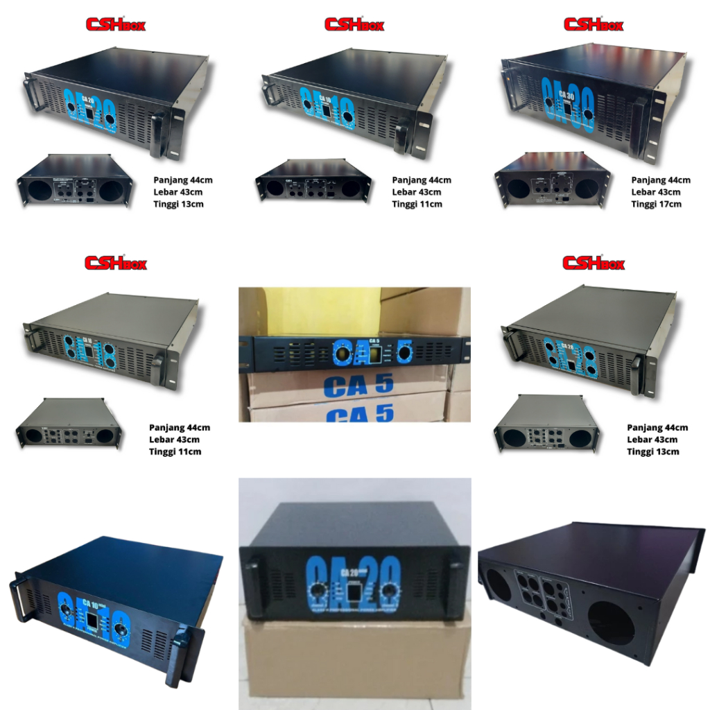 Jual Box Power Amplifier CSH Seri CA (5, 10, 18, 20, 28, 30) 1,5u 2u 3u 2ch 4ch | Shopee Indonesia