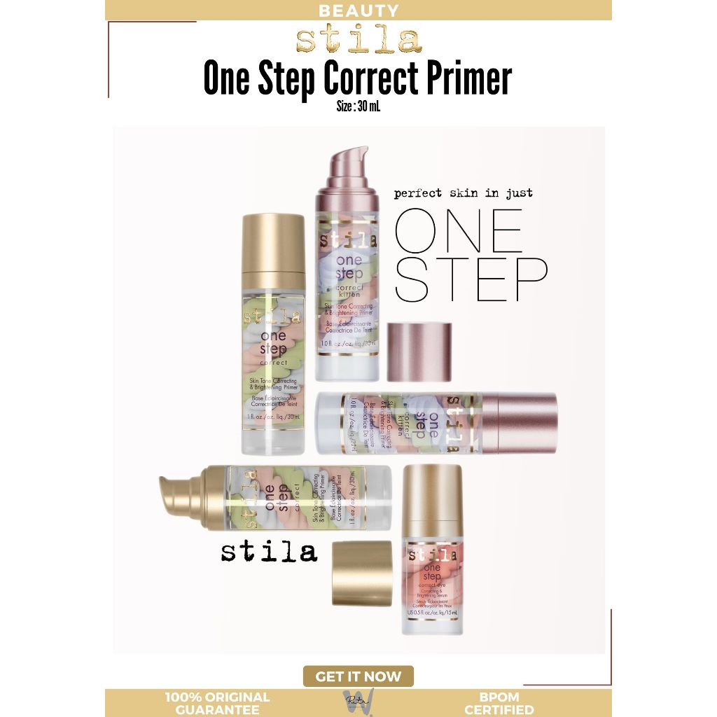 Jual STILA One Step Correct Primer ( Serum / KITTEN ) Primer ( Original ...
