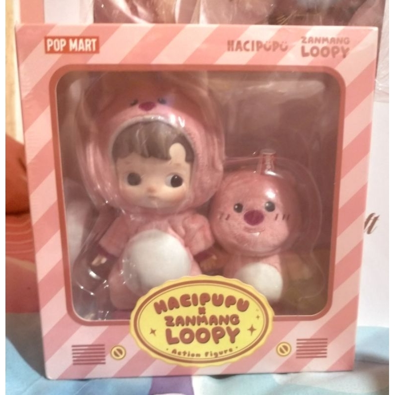 Jual POPMART Hacipupu x zanmang loopy action figure | Shopee Indonesia