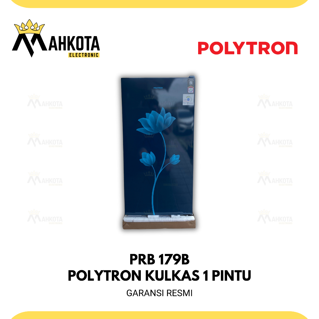 Jual POLYTRON PRB 179B Kulkas 1 Pintu Metallic Series 170 Liter ...
