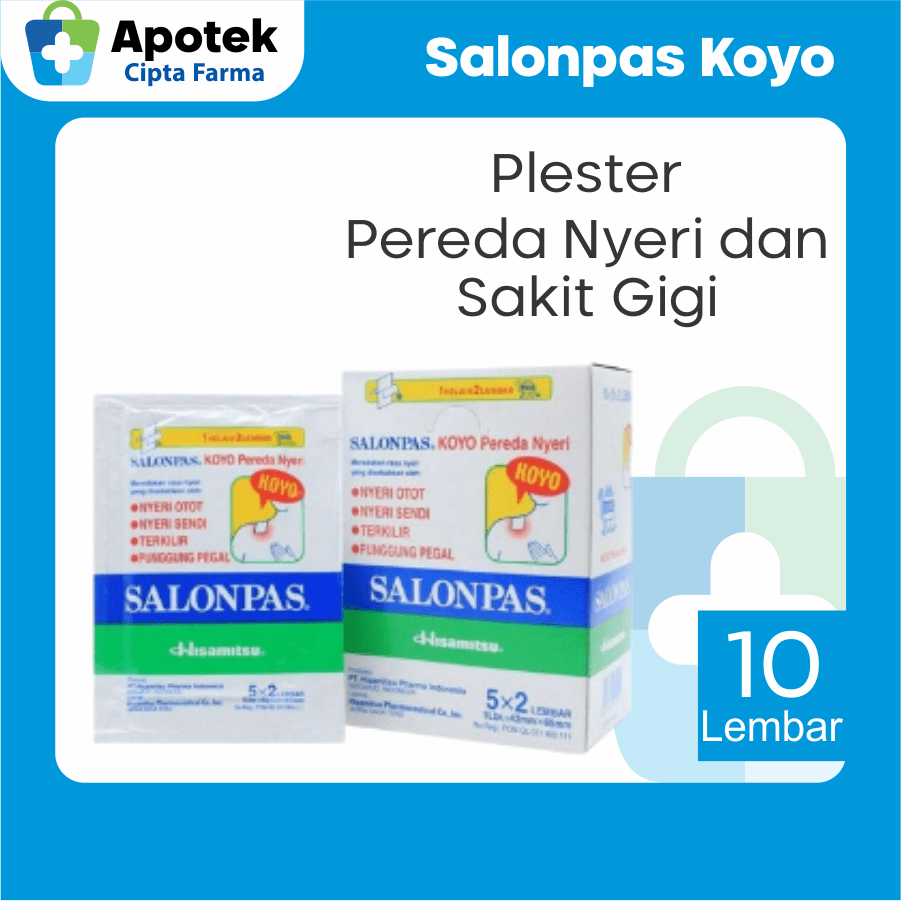 Jual Salonpas Koyo Salon Pas Koyok Koyo salonpas Patch Mentol Plester ...