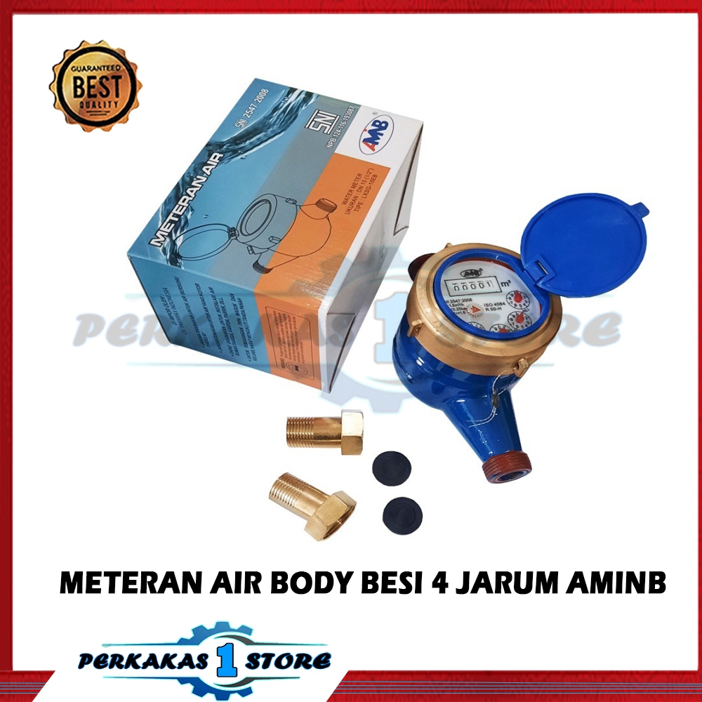 Jual High Quality Meteran Air Body BESI SNI / Water Meter / Water Flow ...