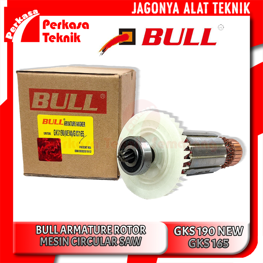 Jual BULL GKS190NEW GKS165 armatur rotor angkur angker Mesin Circular ...