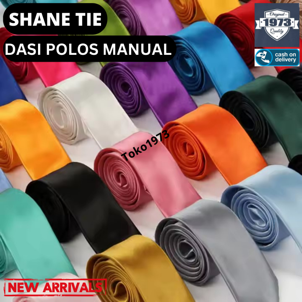 Jual SHANE - DASI POLOS MANUAL dasi pria dasi formal dasi kantor formal ...
