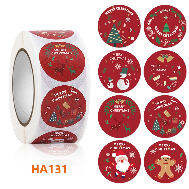 Jual Stiker Christmas - Tempelan Stiker Natal - Aksesoris Ucapan TAG107 ...