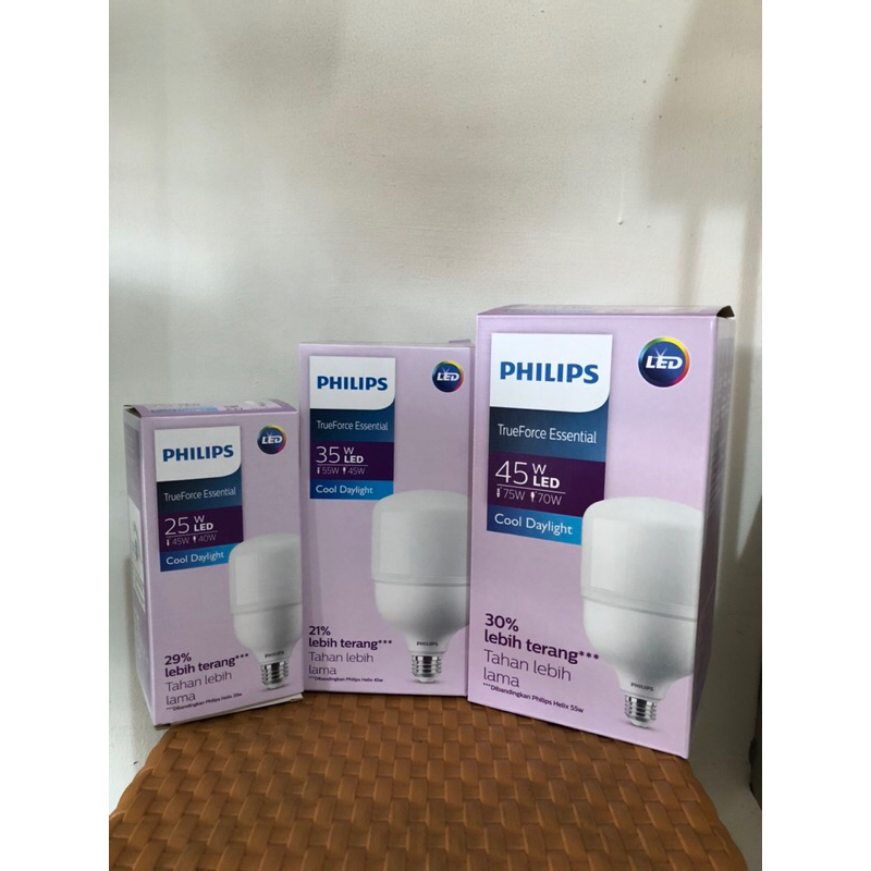 Jual Lampu Philips TrueForce Essential 25w 30w 35w 40w 45w Putih | Shopee Indonesia