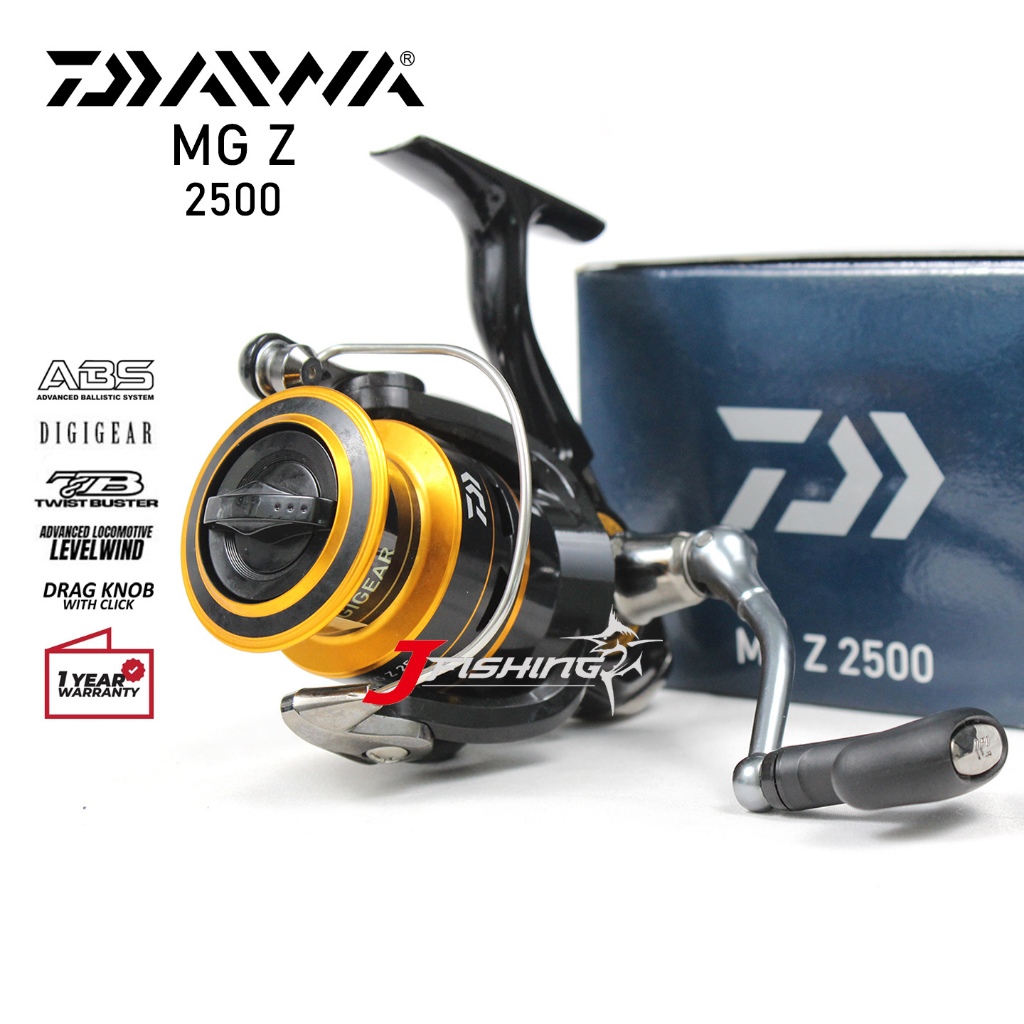 Jual Reel DAIWA MG Z | 2000 2500 3000 | Spinning | Kolam Sungai Muara Danau | Resmi | Shopee ...