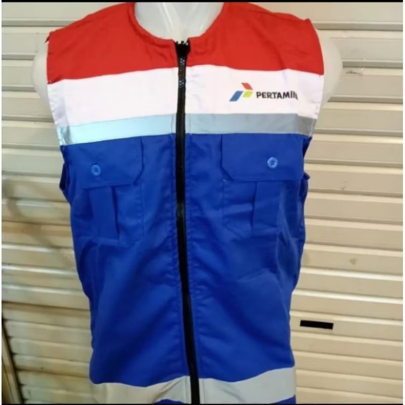 Jual SAFETY VEST PERTAMINA /ROMPI SAFETY BORDIR PERTAMINA/ ROMPI PROYEK ...