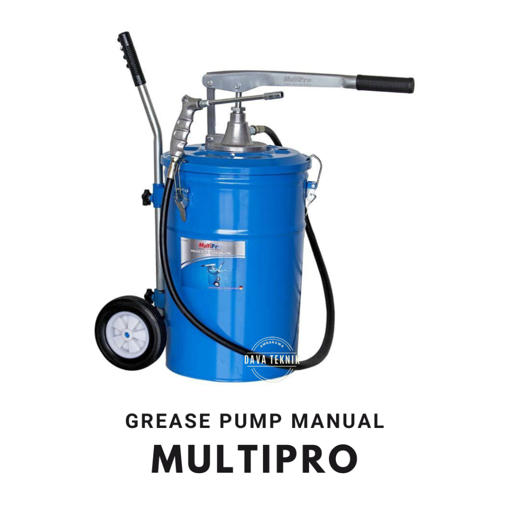 Jual DVT | MULTIPRO POMPA OLI GEMUK STEMPET MANUAL 20 LITER HAND GREASE ...
