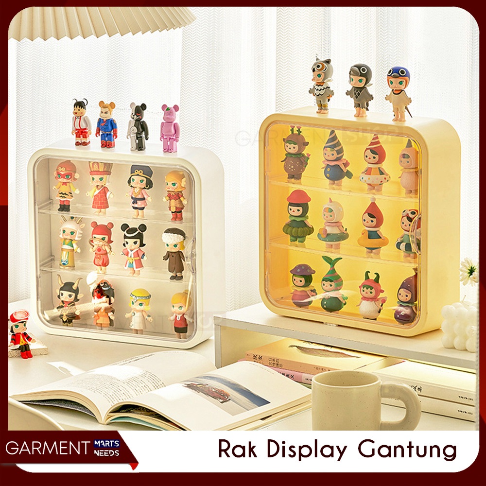 Jual Rak Display Mainan Gantung Tempel Dinding Action Figure Box 3 ...