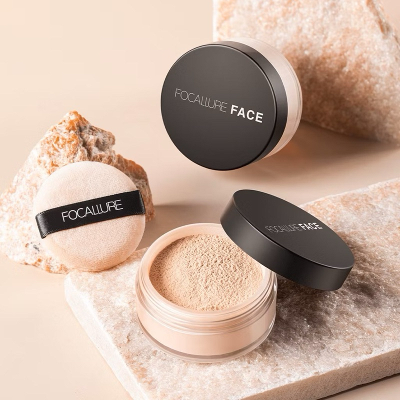 Jual FOCALLURE Natural Loose Setting Powder - Oil Control Loose Powder ...