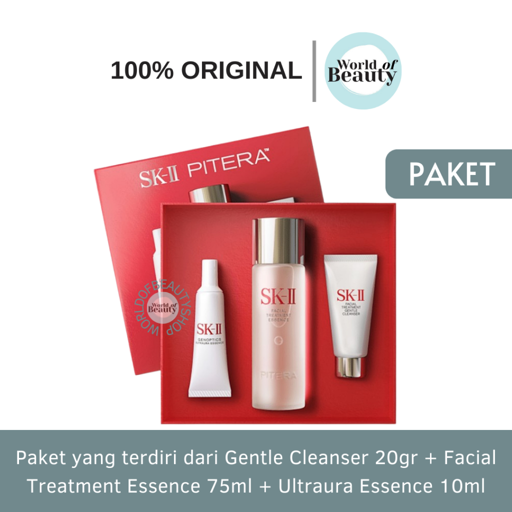 Jual WOBS | ORIGINAL Pitera Ultimate Aura Essentials SET - Facial Treatment Essence | Treatment ...