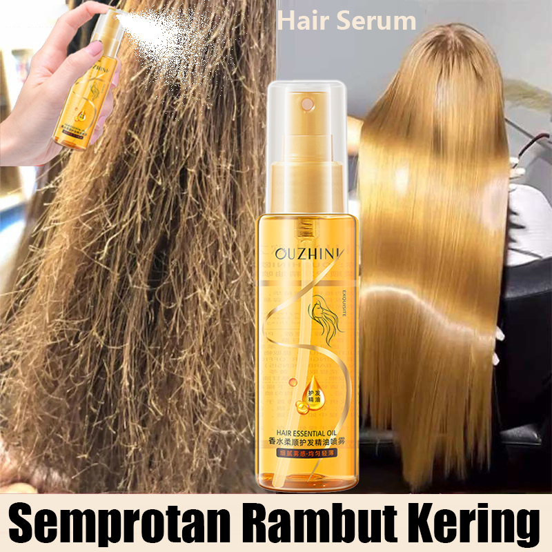 Jual Hair Serum Rambut Kering Dan Mengembang Semprotan Rambut Kering ...