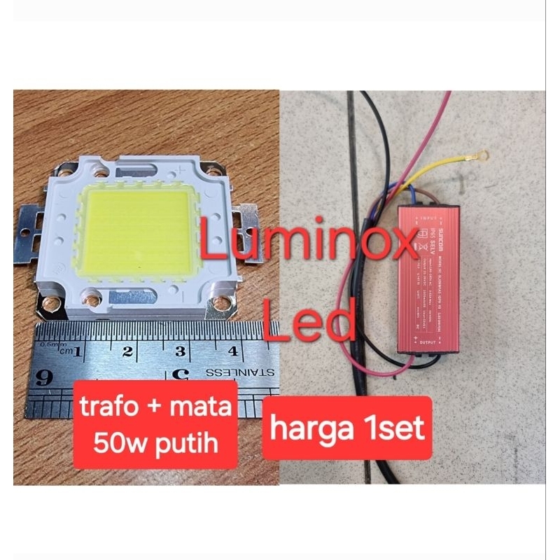Jual trafo led pju 50w 50watt driver led 50 watt mata 50 w 50w 1set | Shopee Indonesia