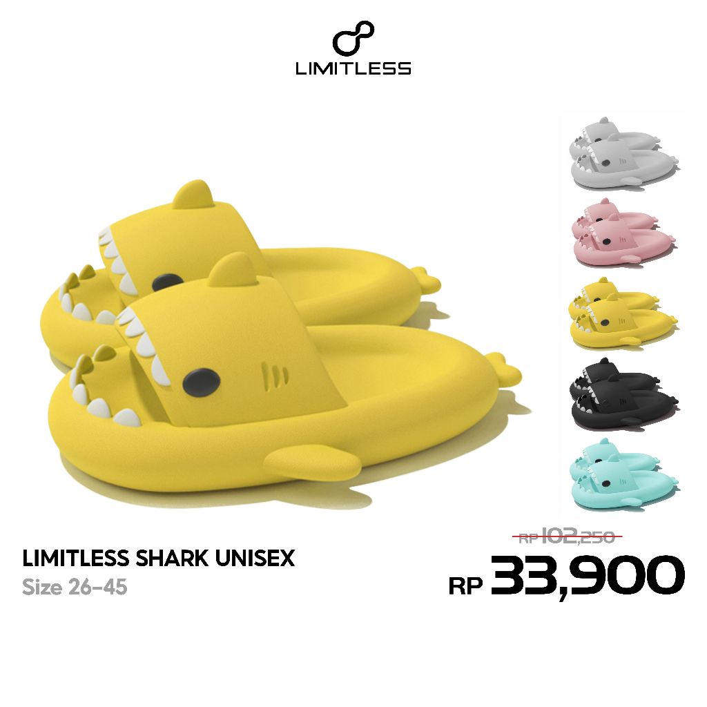 Jual Limitless - Sandal Hiu Wanita Terbaru Premium Sendal Baby Shark ...
