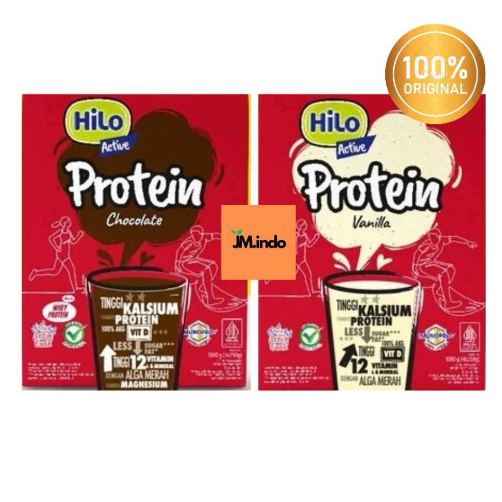 Jual HiLo Active Cokelat & Vanilla 1000 gram - Susu Tinggi Kalsium ...