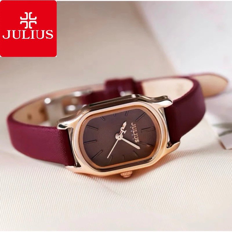 Jual Jam Tangan Julius JA-1112 Original Official Store Korea tali kulit ...