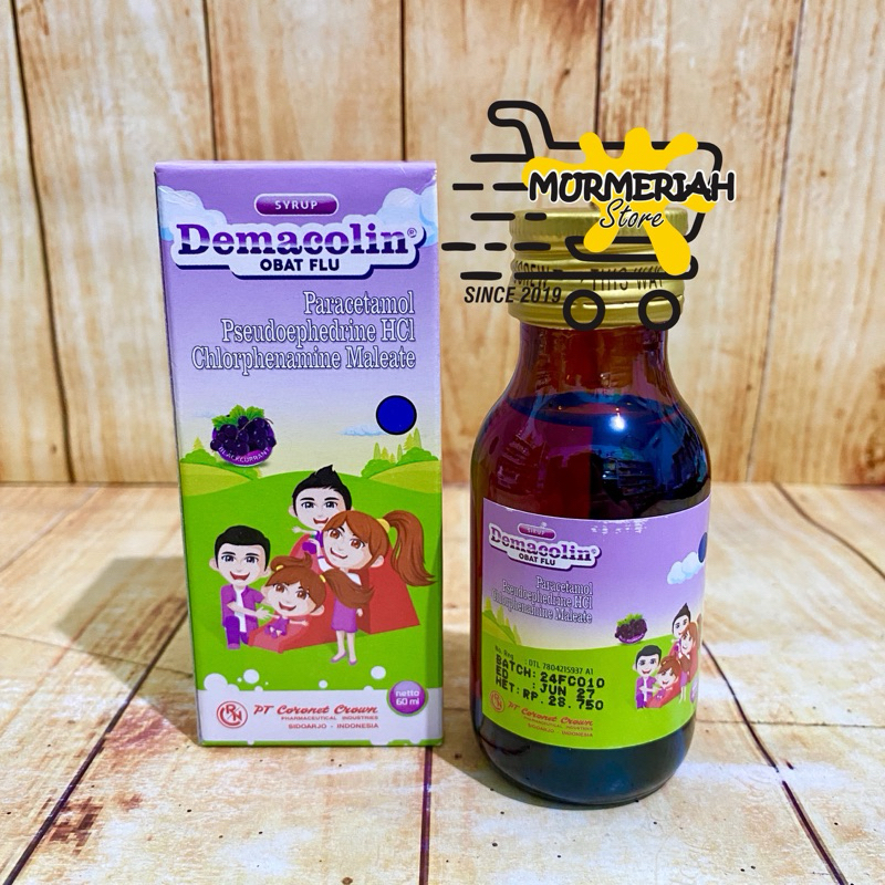 Jual Demacolin Sirup 60 ml - Obat Pilek, Demam, Sakit Kepala | Shopee ...