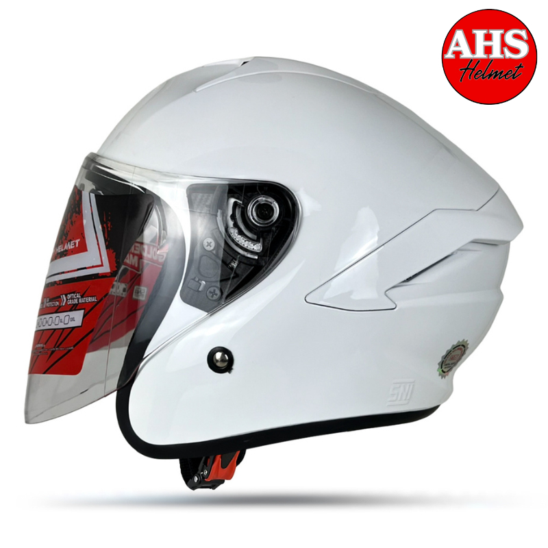 Jual GHG STYLO HELM HALF FACE DEWASA SINGLE VISOR STANDART SNI | Shopee ...