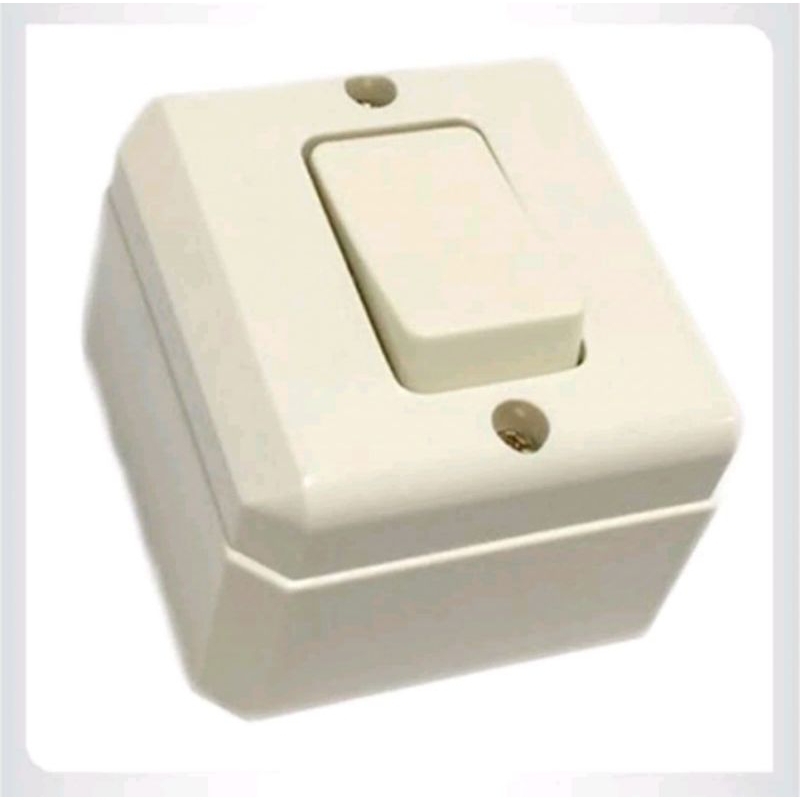 Jual SAKLAR TUNGGAL ENGKEL OUTBOW/ OB SWITCH ENGKEL /SAKLAR TIMBUL OB ...