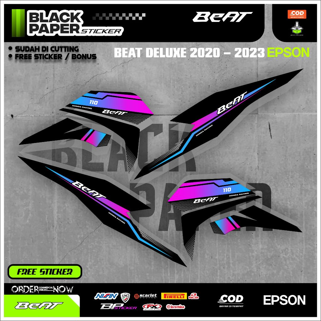 Jual Striping BEAT DELUXE 2020 2021 2023 SIMPEL ( BT 04 ) | Shopee ...