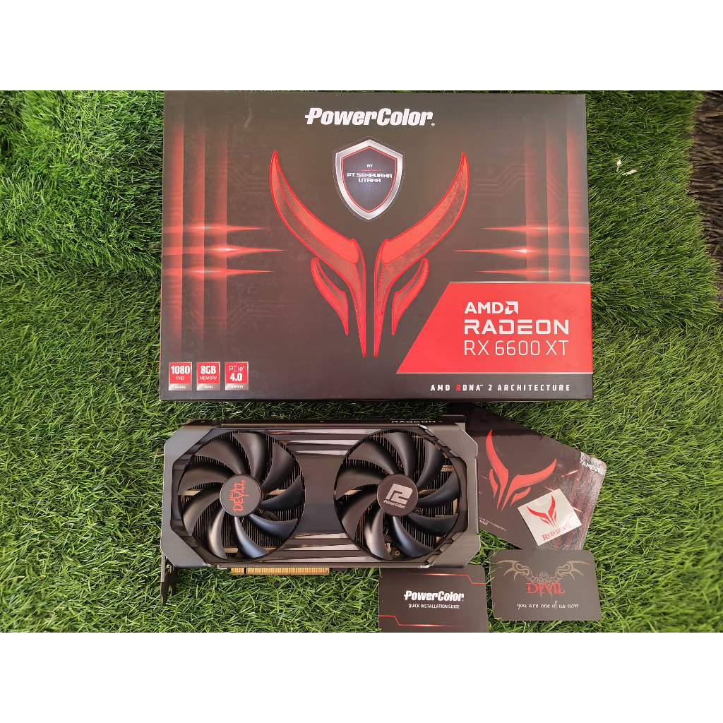 Jual RX 6600XT Powercolor RX 6600 XT 8Gb DDR6 Red devil Mulus Segel ...