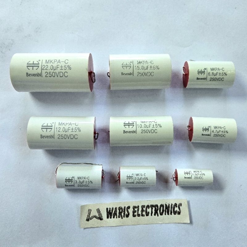 Jual MKP Kapasitor Audiophiler BEVENBI 250V 1,5 2,2 3,3 4,7 6,8 10 12 15 22 | Shopee Indonesia