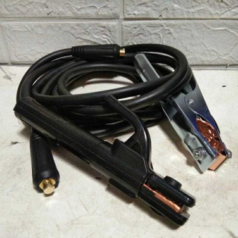 Jual NEW !!! PAKET SET STANG LAS & STANG MASA & KABEL 5 METER STANG LAS ...