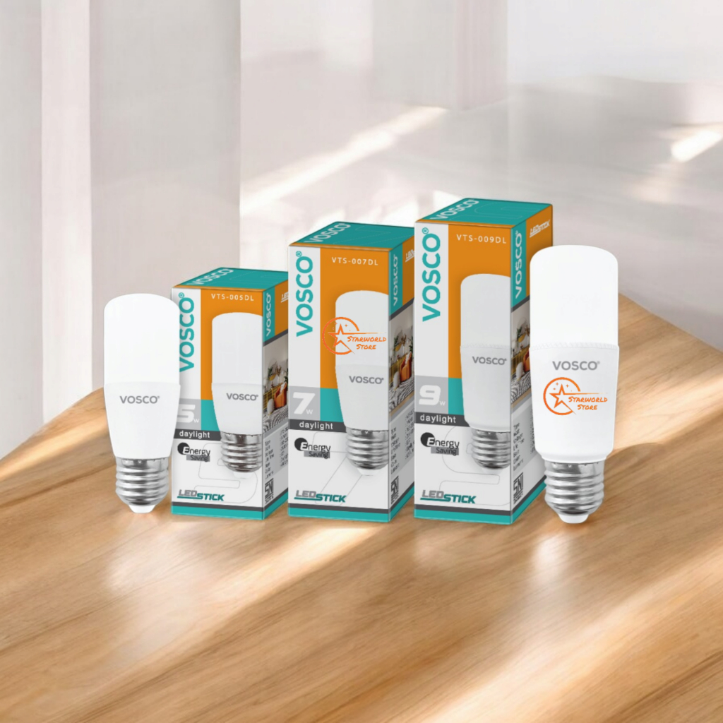 Jual VOSCO Lampu LED Stick 5W 7W 9 Watt Bergaransi 1 Tahun - Cahaya Putih | Shopee Indonesia