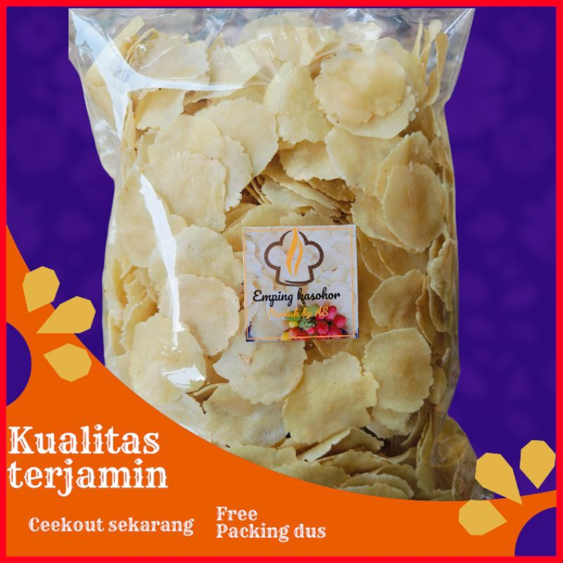 Jual Emping melinjo SUPER tipis 1kg 1-2 biji ASlI khas banten/emping ...