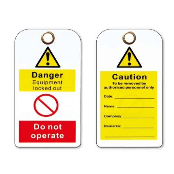 Jual Safety Warning Tag Customized PVC Tags Safety Lockout Tagout- LT01 ...