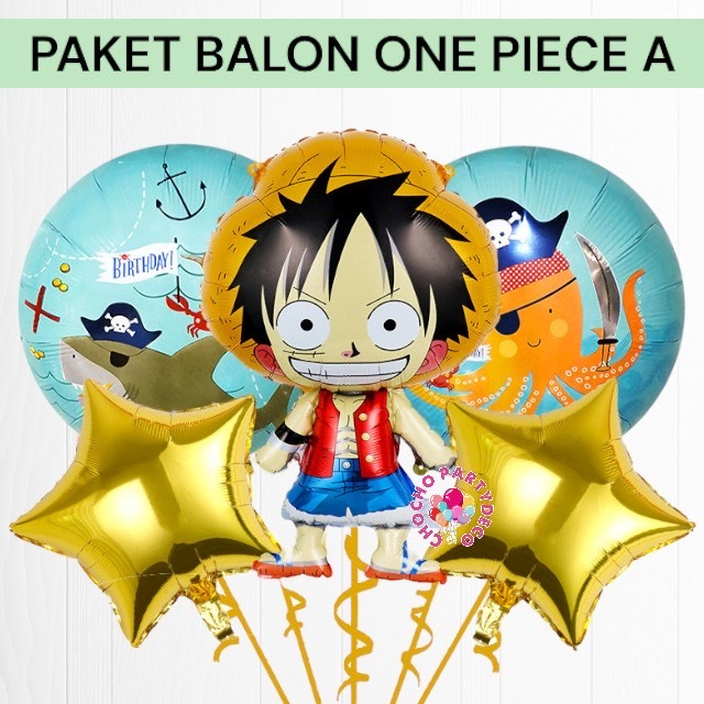 Jual Paket Balon ONE PIECE A / Dekorasi Ulang Tahun One Piece | Shopee ...