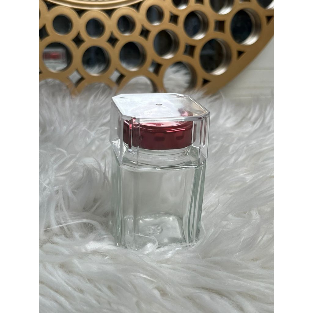 Jual Toples Jar Botol Kaca Isi Ulang 80ML / Bulat Bening Isi Ulang ...