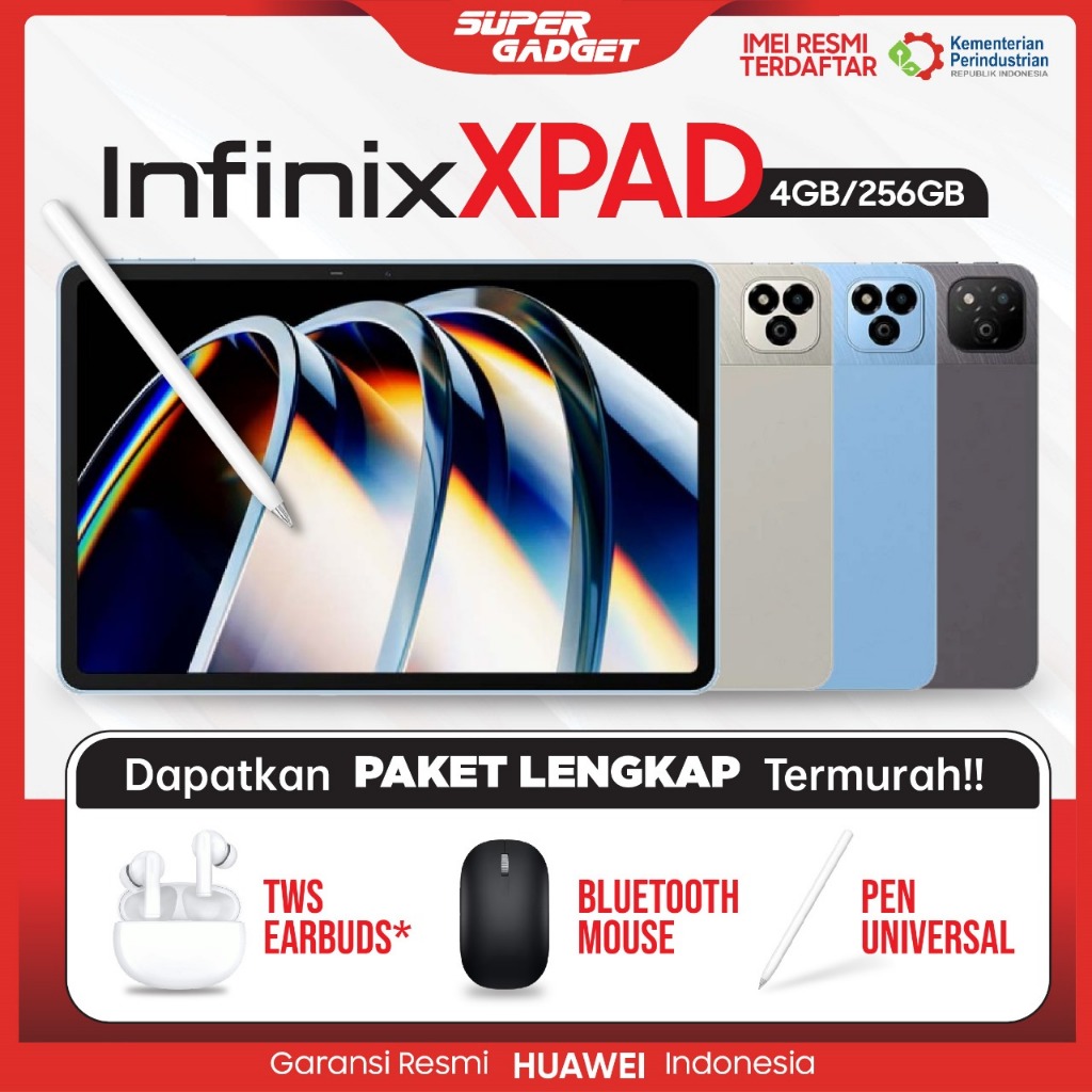 Jual Infinix XPad 11 Inch Wi-fi 4/256GB RAM 4GB ROM 256GB Tablet ...
