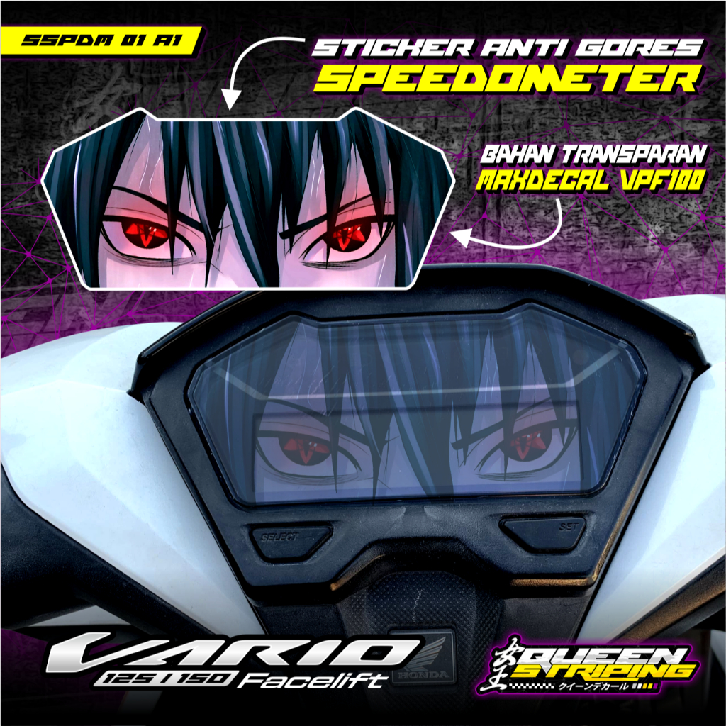 Jual Stiker Speedometer Vario 125/150 Led New Transparan / Speedometer ...
