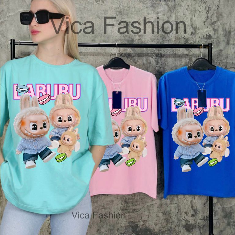 Jual labubu terbaru / kaos premium / kaos labubu model baru / labubu ...
