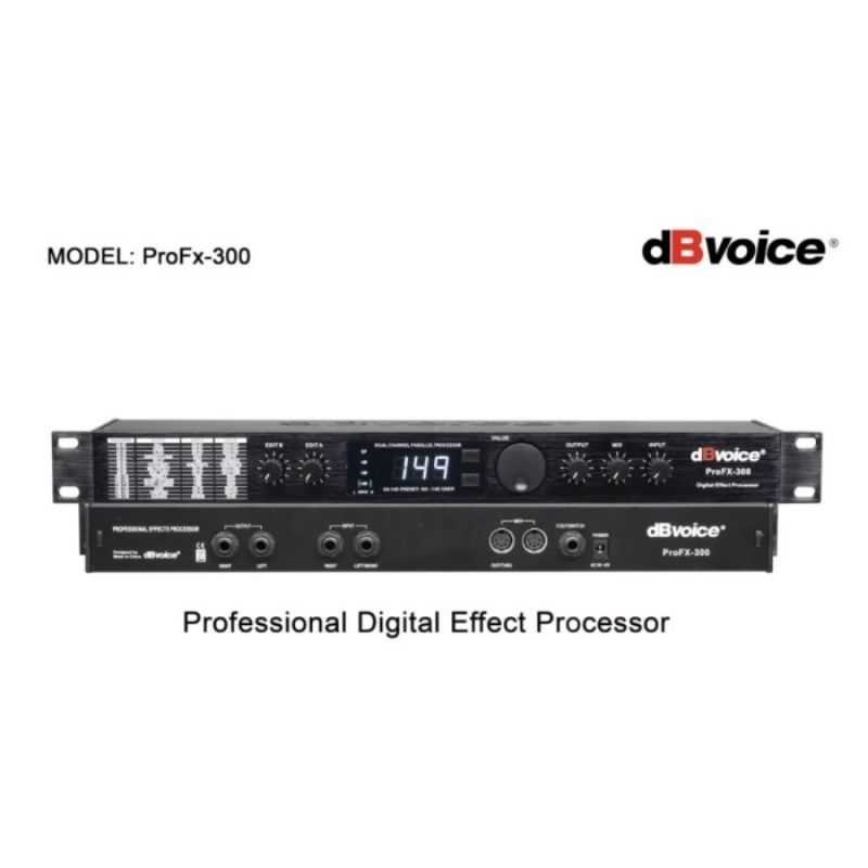 Jual Efek Vocal Processor DSP dBvoice ProFx-300 New Original Effect new ...