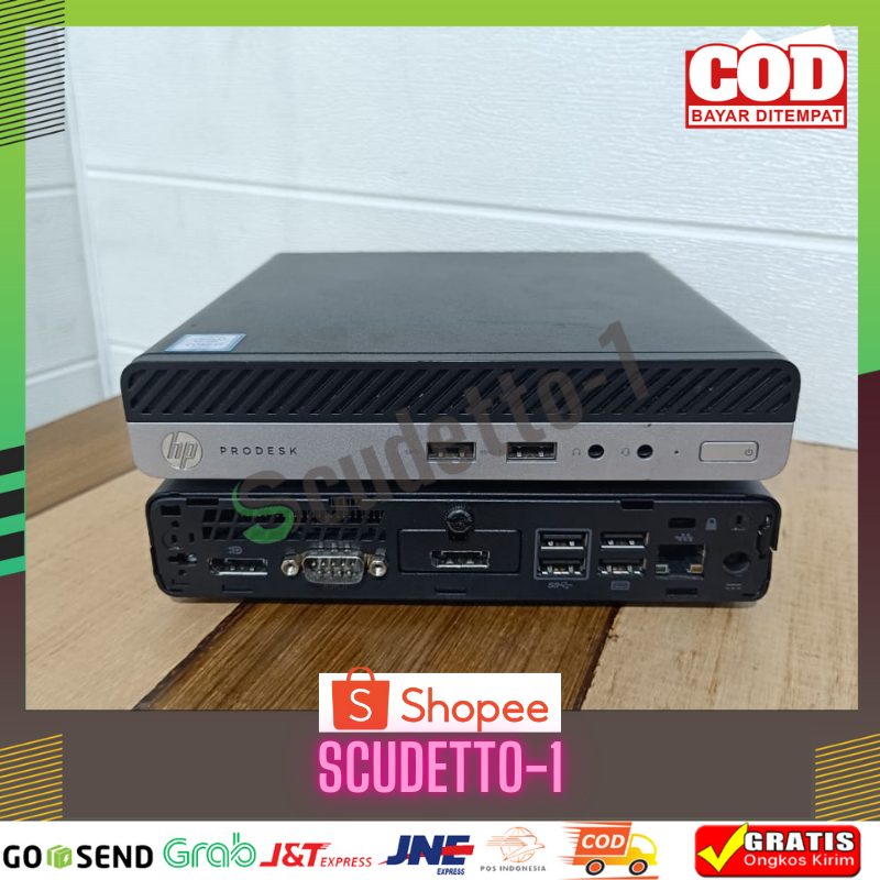 Jual Mini PC HP Build Up PRODESK 400 G3 Core I3 6100 RAM 8GB NVME 512GB ...