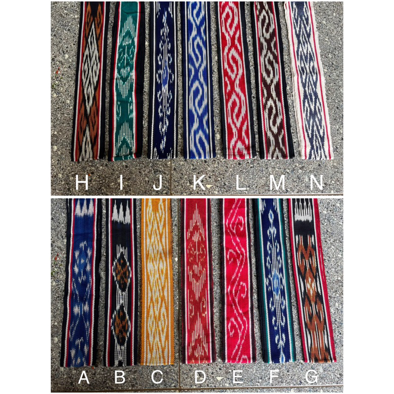 Jual ikat kepala tenun asli etnik sintang ntb ntt toraja dayak ...
