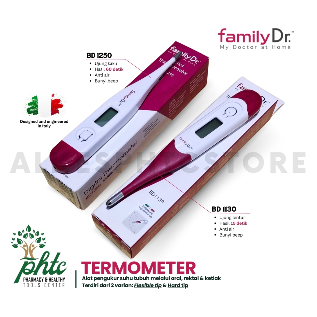Jual Family Dr Termometer Digital l Thermometer Digital Pemakaian Oral ...