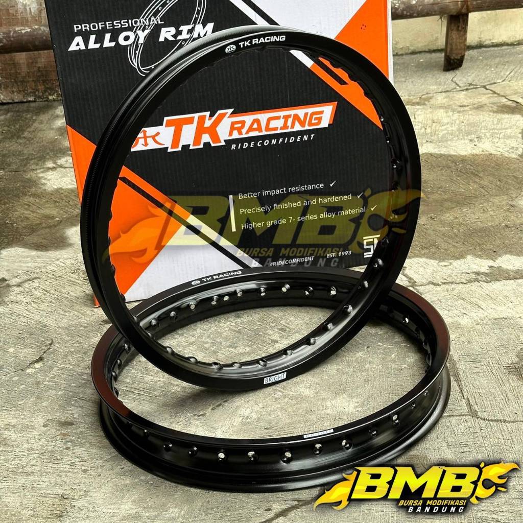 Jual RING VELG TK BRIGHT JAPAN R17 R18 HOLE 36 BLACK UNIVERSAL | Shopee ...