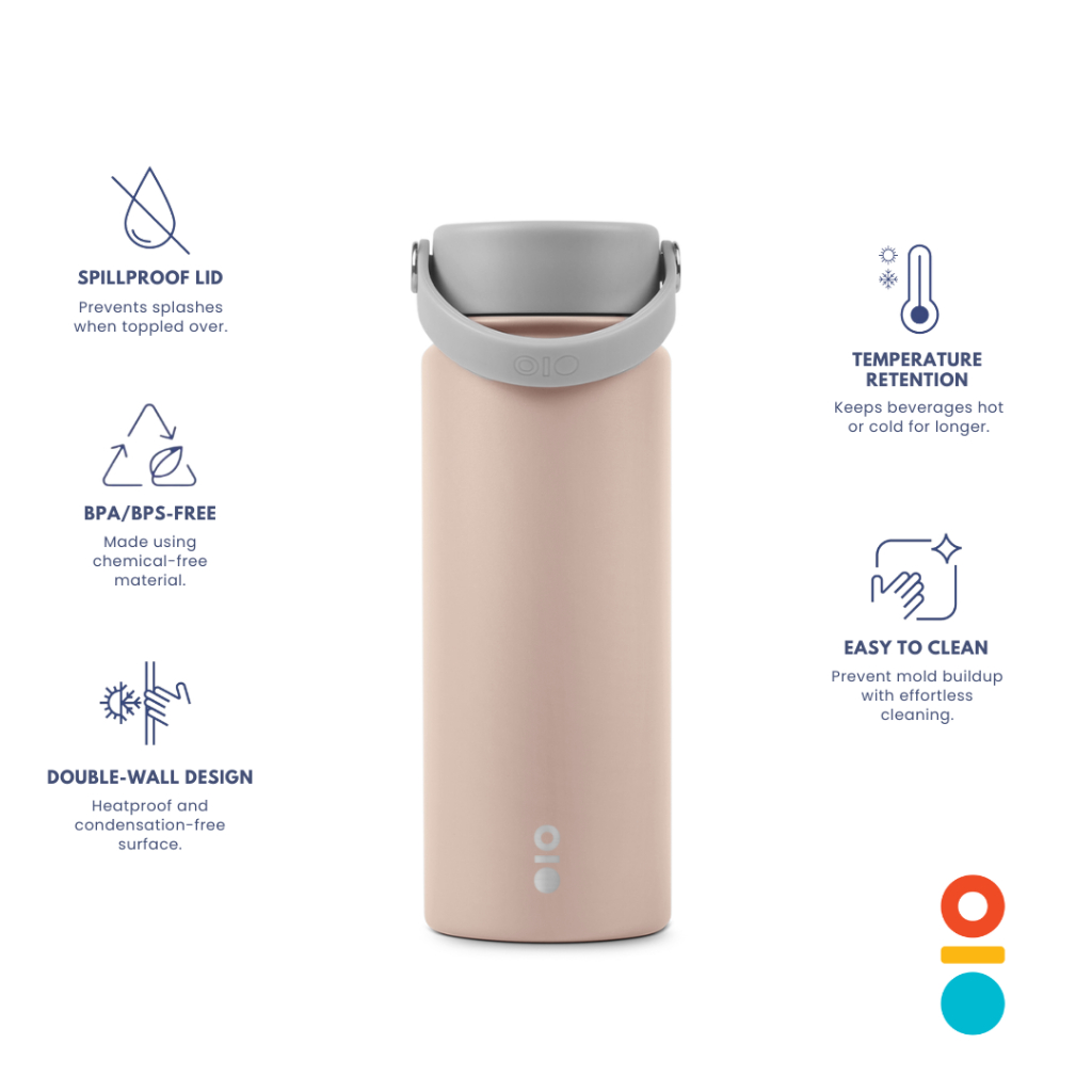 Jual Montigo | Tumbler Stone Collection Ace Bottle Medium 18oz - 530ml Stone Sand | Shopee Indonesia