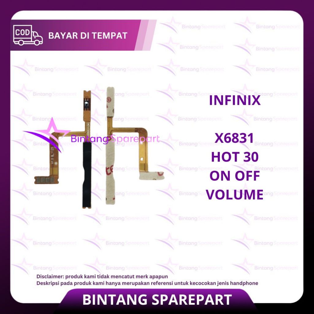 Jual FLEXIBEL INFINIX X6831+ON OFF + VOLUME ORI ( HOT 30 ) | Shopee Indonesia