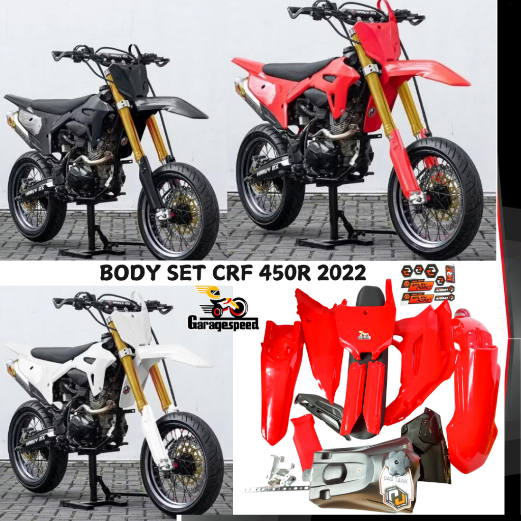 Jual BODY FULL SET BODY KOMPLIT HONDA CRF 450R 2022 HRV | Shopee Indonesia